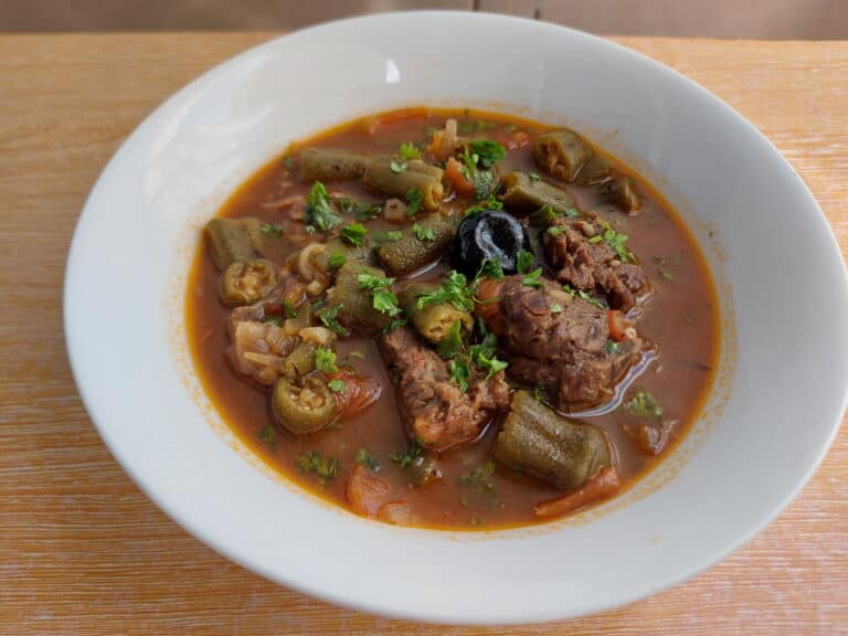 Beef Bamia Recipe (Okra Beef Stew) - The Odehlicious