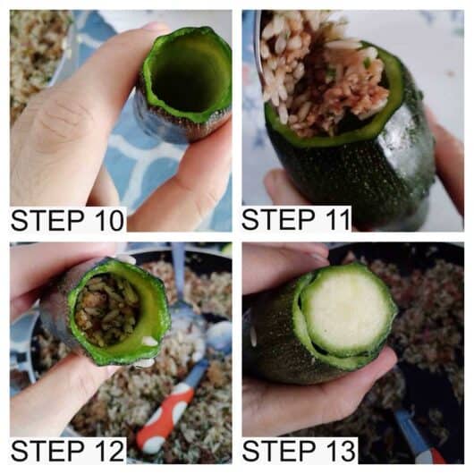 Kousa Mahshi (Lebanese Stuffed Zucchini) - The Odehlicious