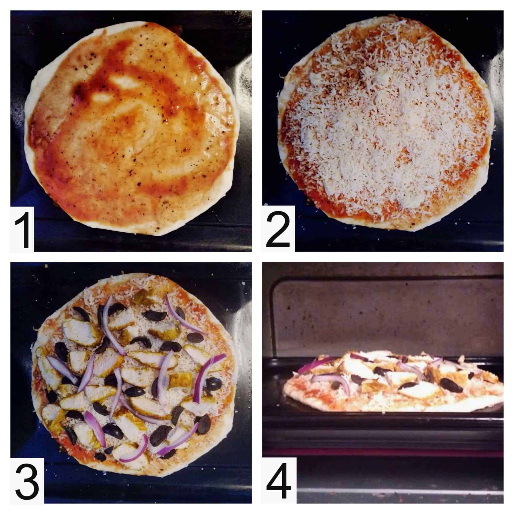 Chicken Shawarma Pizza Recipe - The Odehlicious