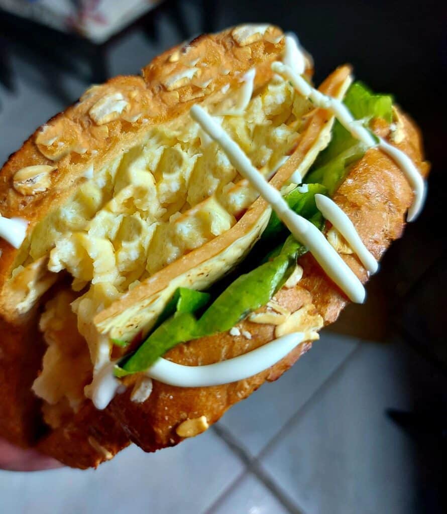Korean Egg Drop Sandwich Recipe The Odehlicious