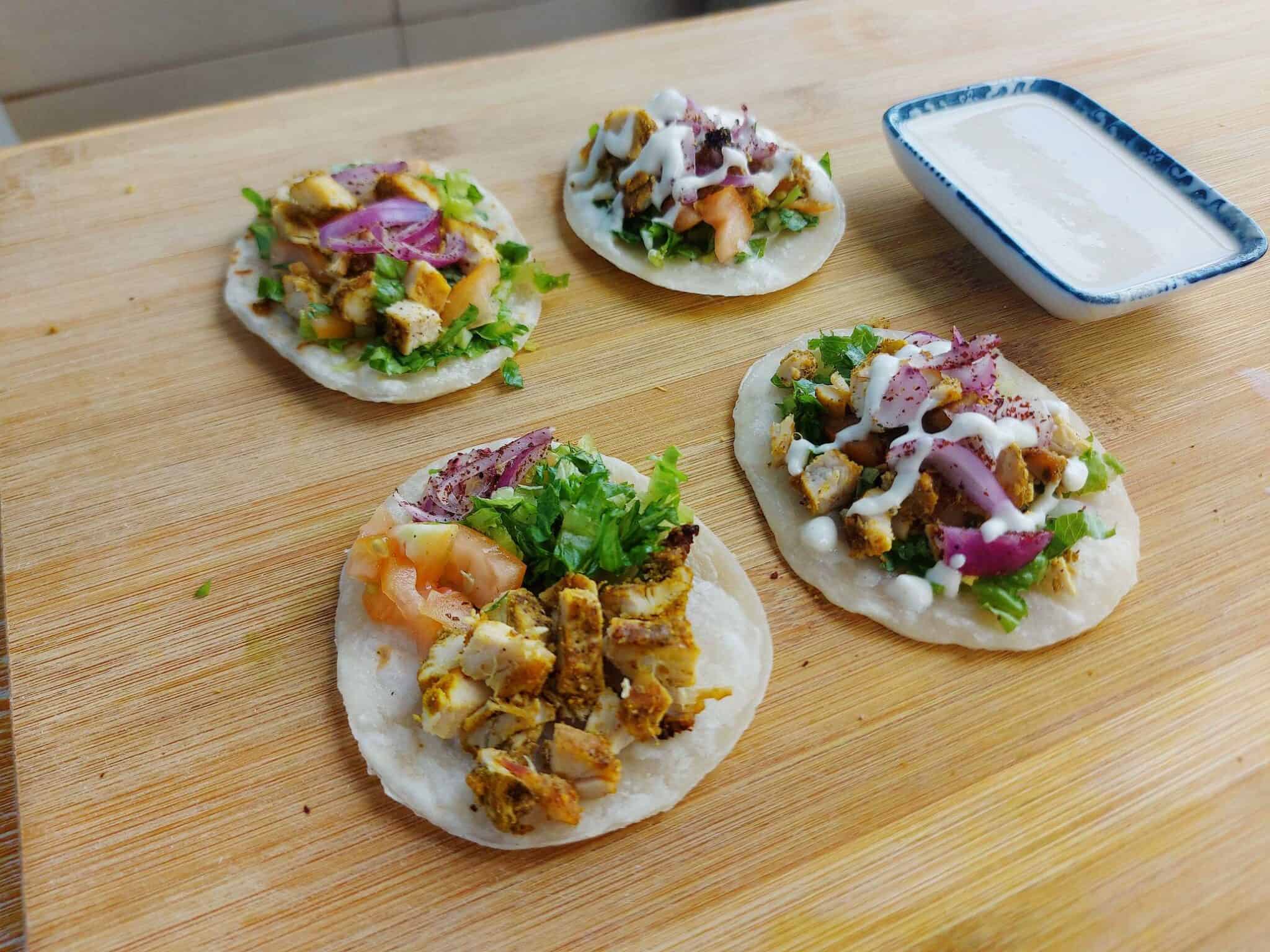 Chicken Shawarma Tacos - The Odehlicious