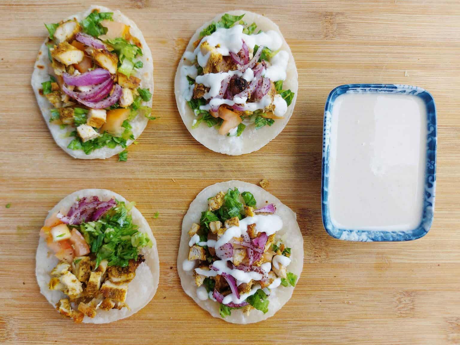 Chicken Shawarma Tacos - The Odehlicious