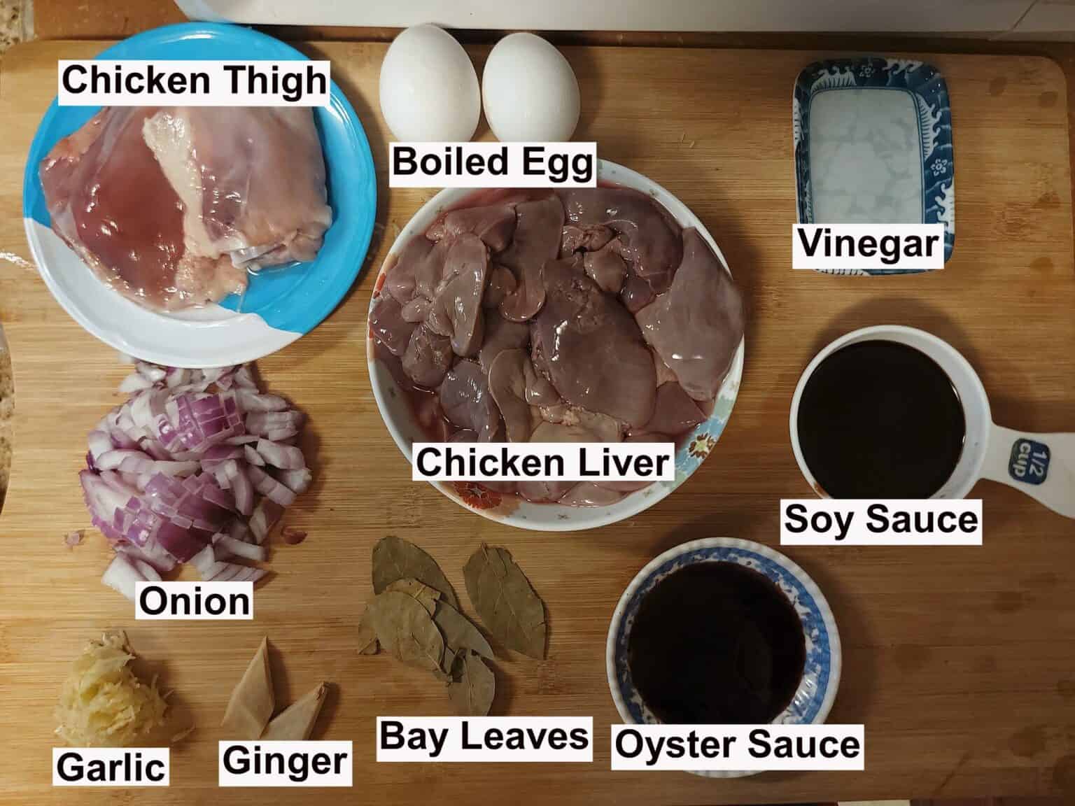 Chicken Liver Adobo (Adobong Atay) - The Odehlicious