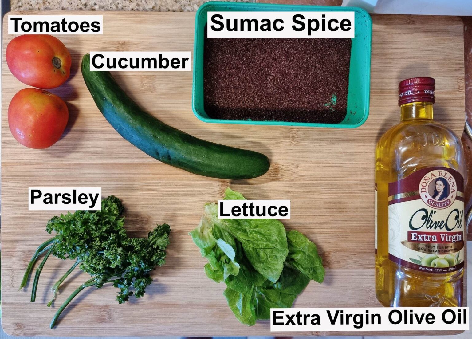Traditional Arabic Salad Recipe - The Odehlicious