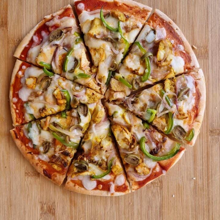 Chicken Shawarma Pizza Recipe - The Odehlicious