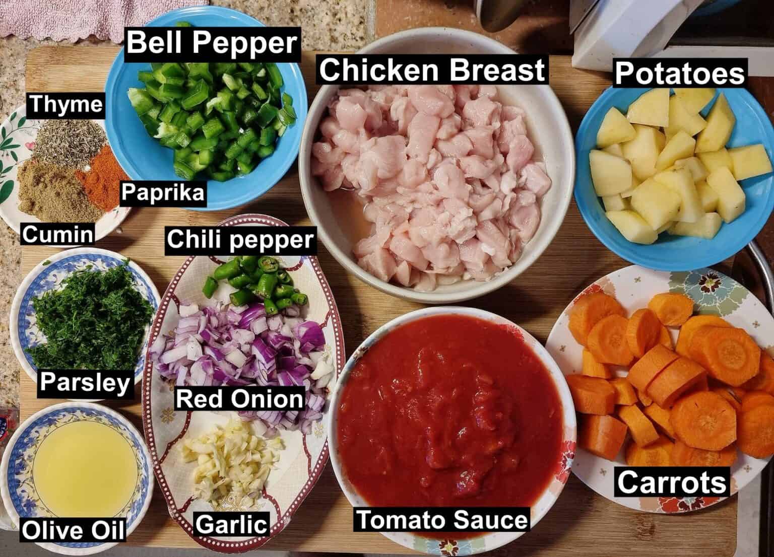 Tavuk Sote (Turkish Chicken Stew) - The Odehlicious